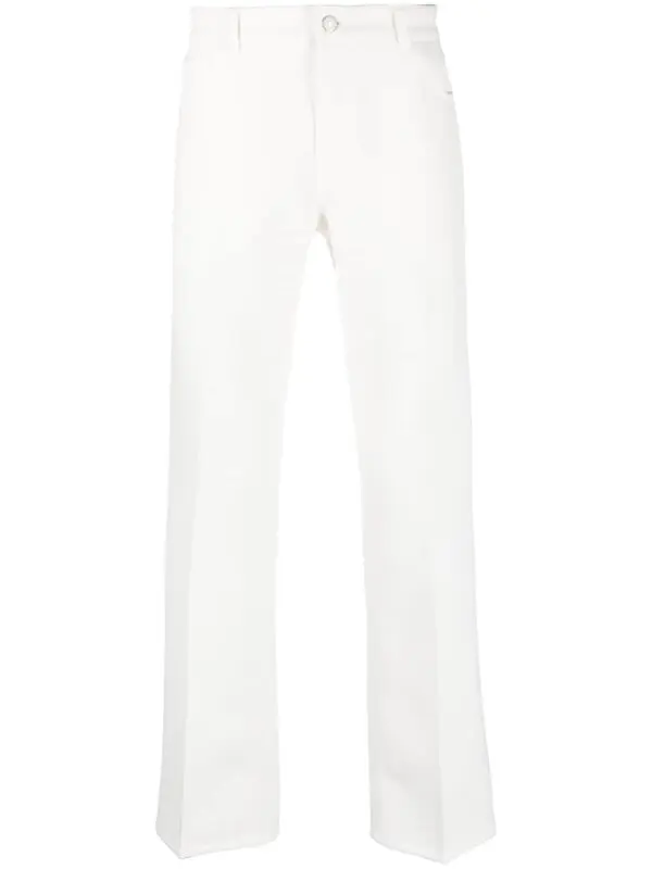 COURREGES Bootcut Twill Tailored Trousers