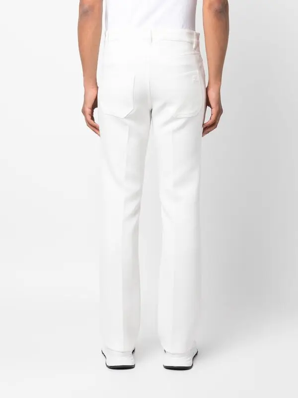 COURREGES Bootcut Twill Tailored Trousers