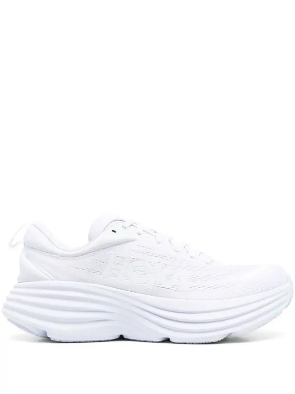 HOKA® Bondi Logo-print Sneakers - White