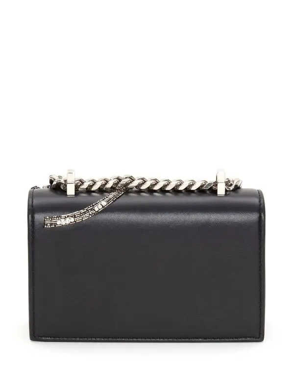 Alexander McQueen Crystal-embellished Leather Mini Bag