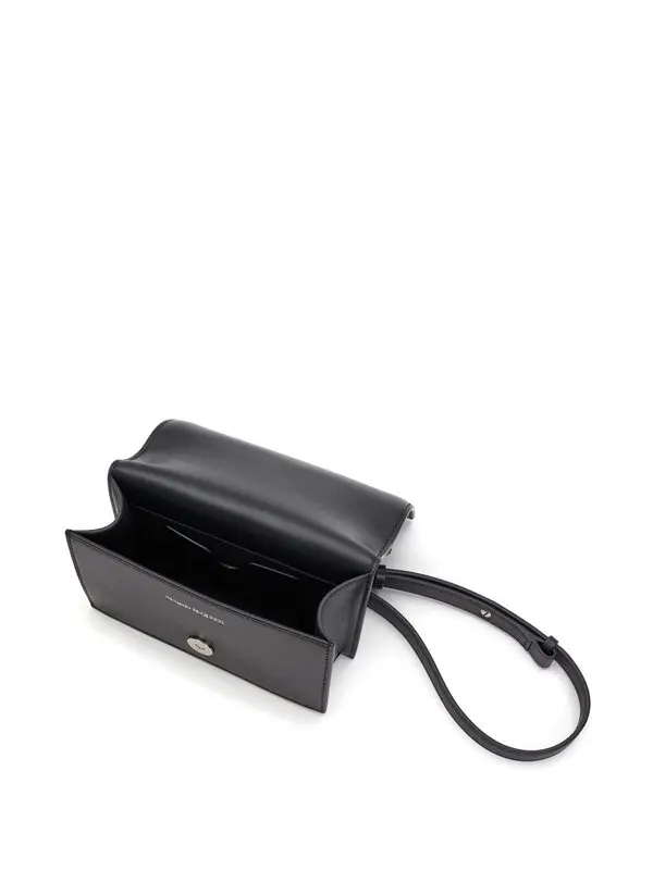 Alexander McQueen Crystal-embellished Leather Mini Bag