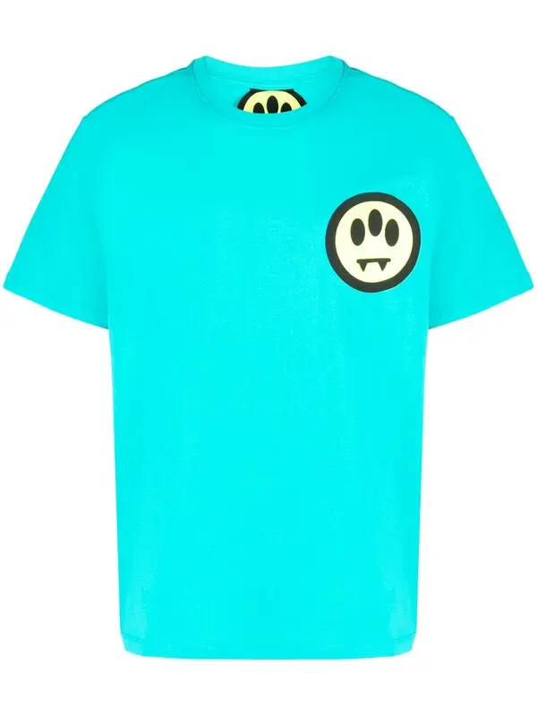BARROW Logo-print Short-sleeve T-shirt - Blue