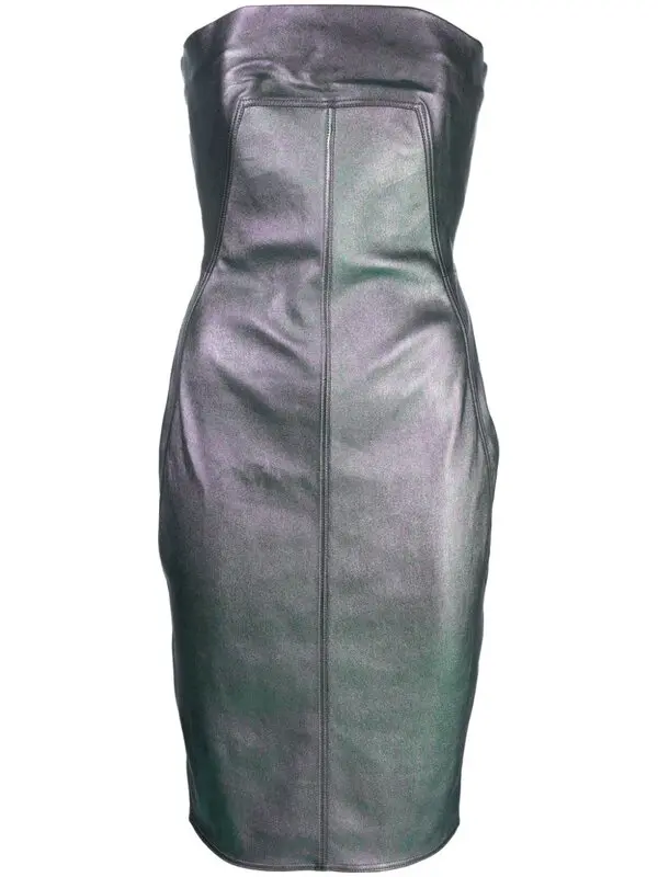 Rick Owens Iridescent Bustier Minidress