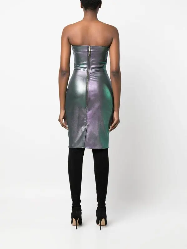 Rick Owens Iridescent Bustier Minidress