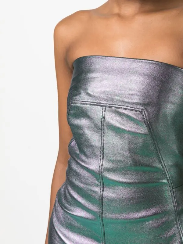 Rick Owens Iridescent Bustier Minidress