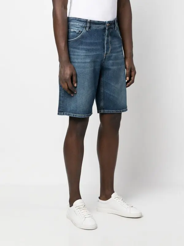 PT TORINO Straight-leg Denim Shorts