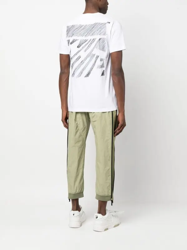 Off-White Logo-embroidered T-shirt