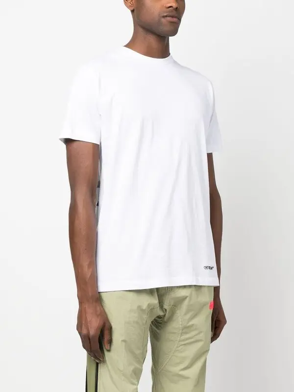 Off-White Logo-embroidered T-shirt