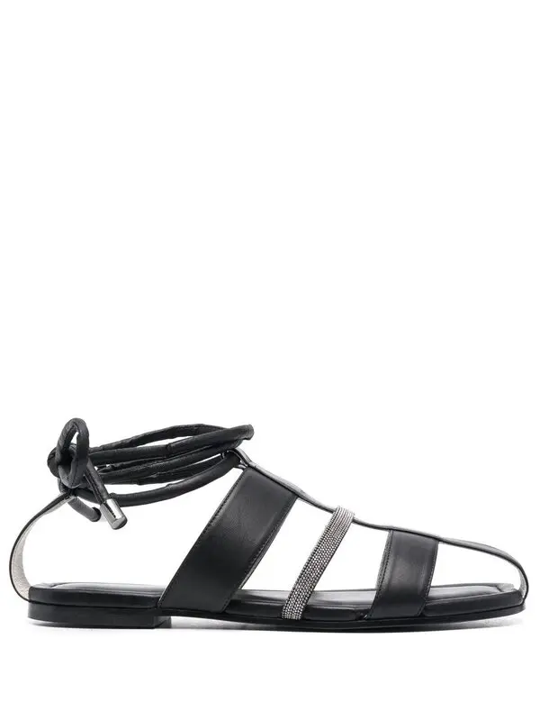 Fabiana Filippi Cut-out Leather Sandals