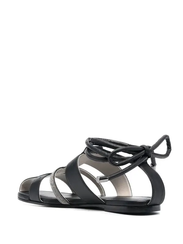 Fabiana Filippi Cut-out Leather Sandals