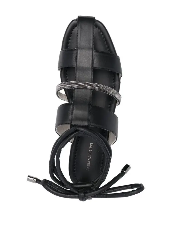 Fabiana Filippi Cut-out Leather Sandals