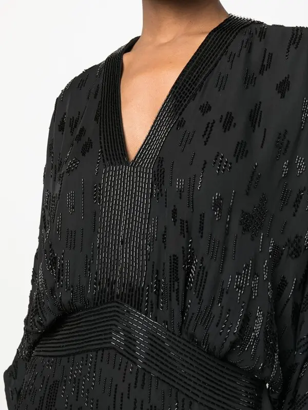 Roberto Cavalli Bead-embellished Short Dress