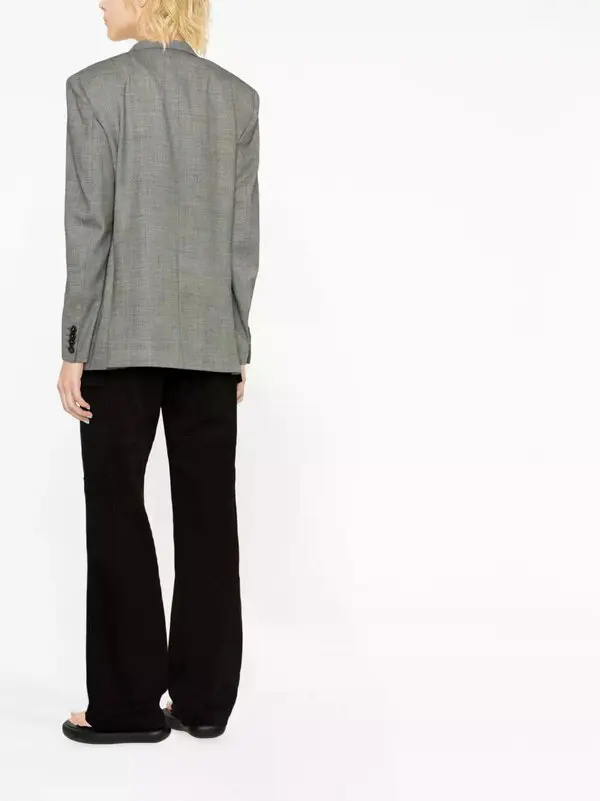 Stella McCartney Peak-lapels Double-breasted Blazer - Grey