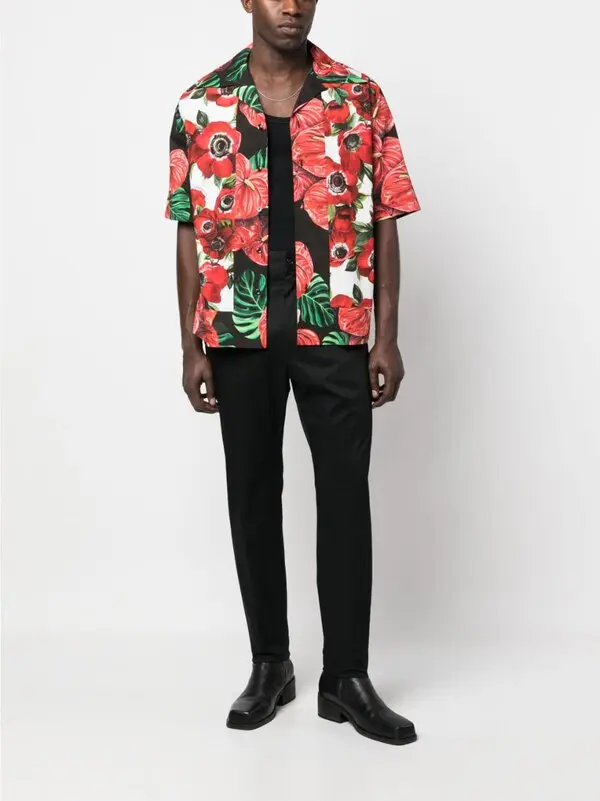 Dolce & Gabbana High-waist Tailored Trousers - Black