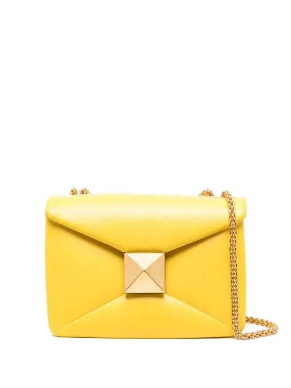 Valentino Garavani One Stud Crossbody Bag - Yellow