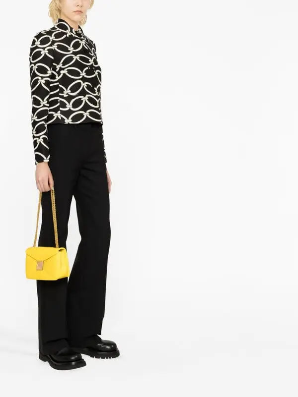 Valentino Garavani One Stud Crossbody Bag - Yellow
