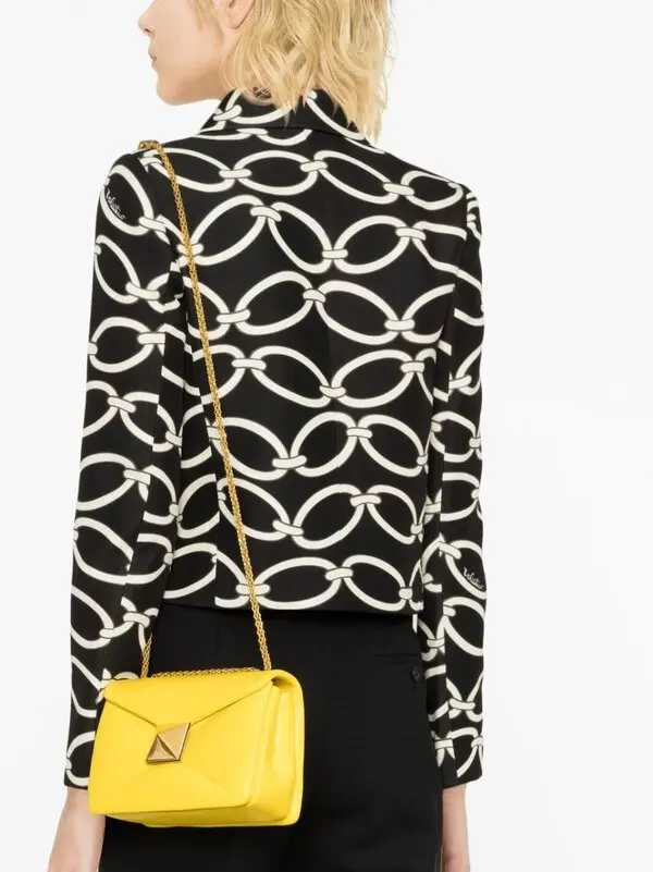 Valentino Garavani One Stud Crossbody Bag - Yellow