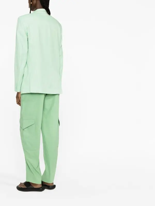 Stella McCartney Peak-lapels Double-breasted Blazer - Green