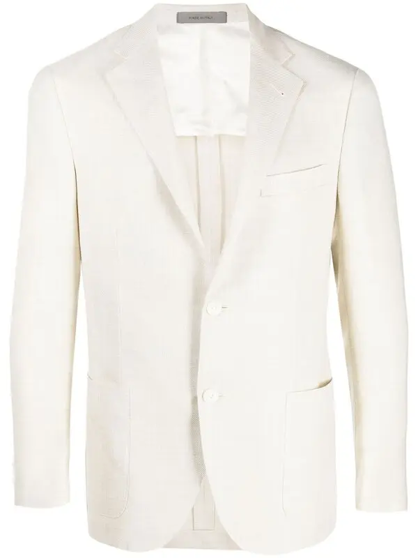 Corneliani Single-breasted Wool-blend Blazer