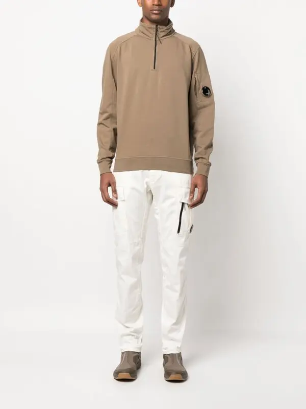 C.P. COMPANY Straight-leg Cotton Cargo Trousers