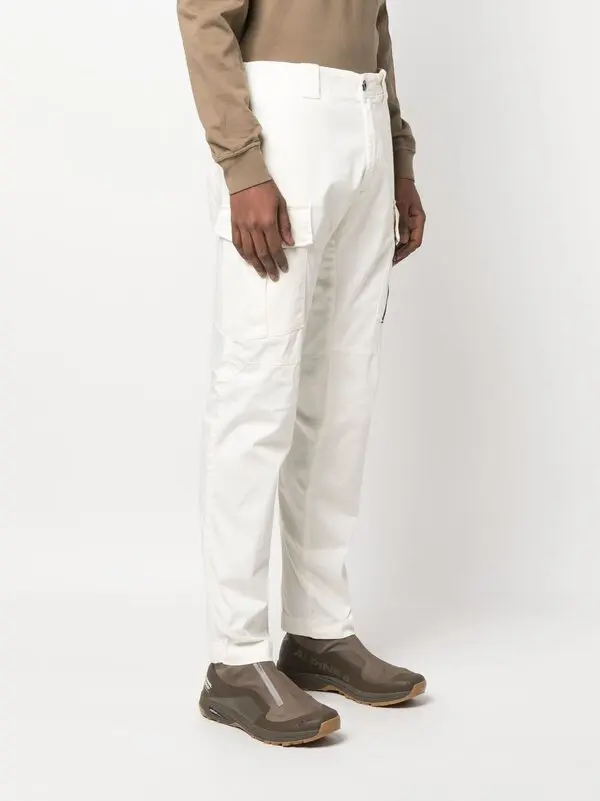 C.P. COMPANY Straight-leg Cotton Cargo Trousers