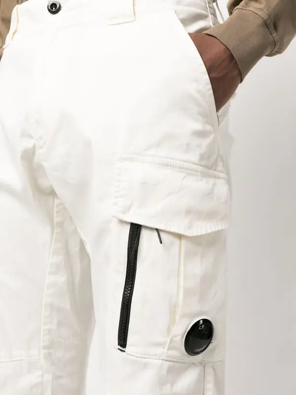 C.P. COMPANY Straight-leg Cotton Cargo Trousers