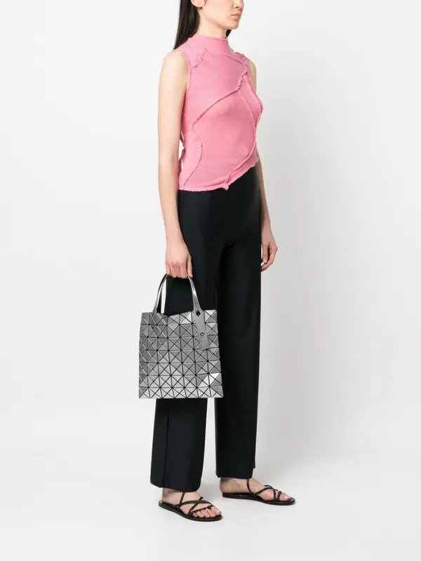 Issey Miyake Prism Metallic Tote Bag - Silver