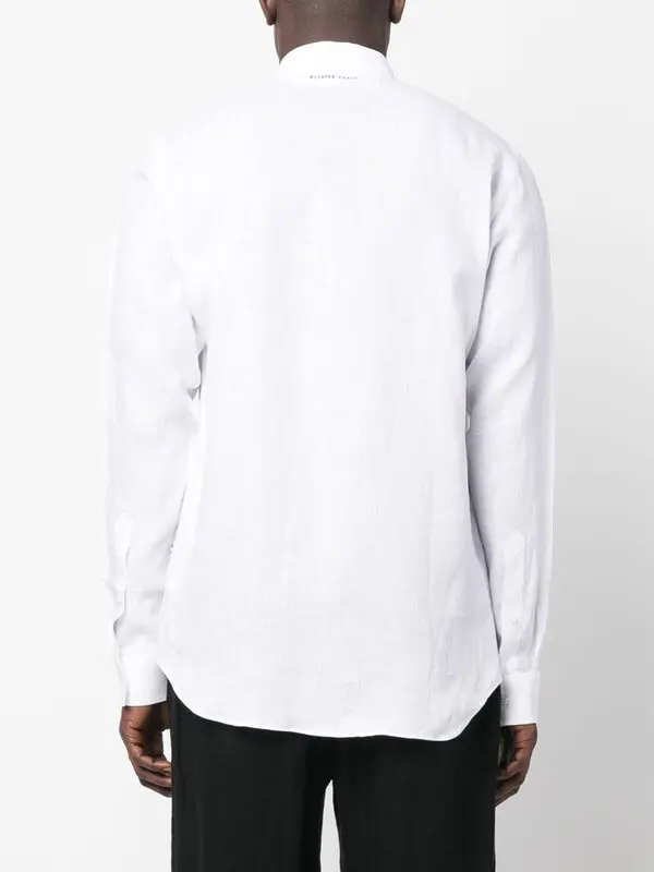 Philipp Plein Long-sleeve Linen Shirt