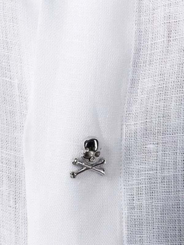 Philipp Plein Long-sleeve Linen Shirt