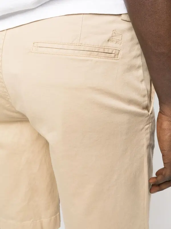 Woolrich Cotton Chino Shorts - Neutrals