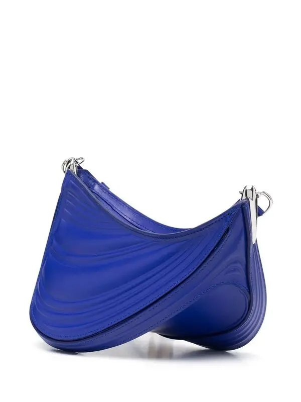 MUGLER Small Spiral Curve 01 Embossed Crossbody Bag