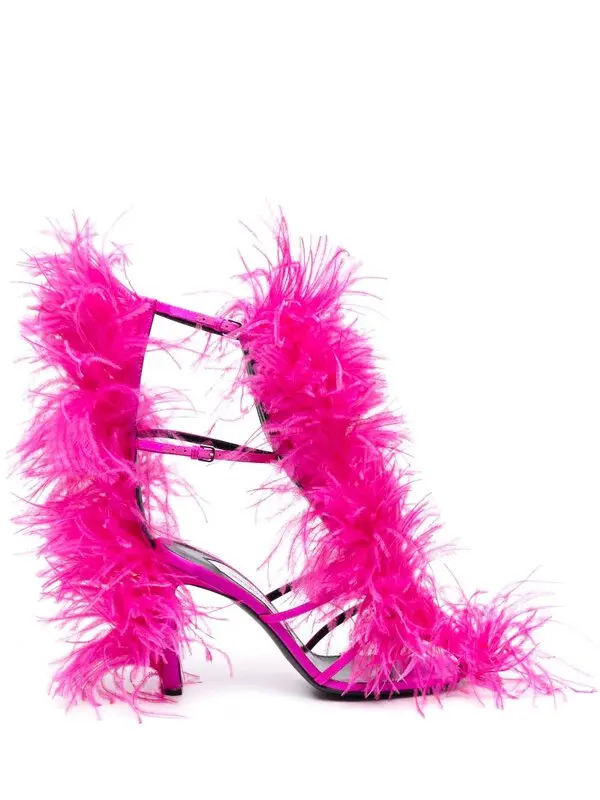 AREA X Sergio Rossi Amazona 100mm Sandals - Pink