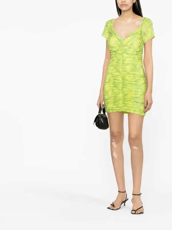 ROTATE BY BIRGER CHRISTENSEN Tie-dye Mini Dress