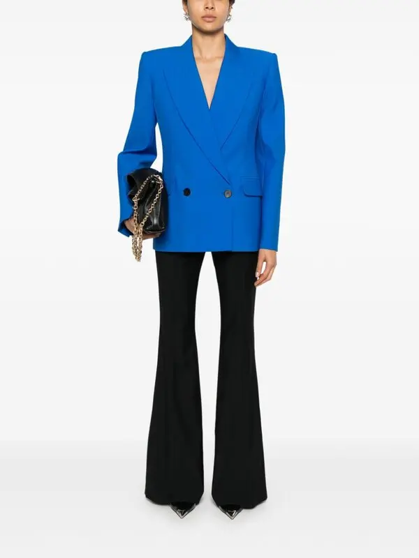 Alexander McQueen Flared Trousers - Black