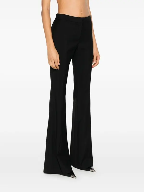 Alexander McQueen Flared Trousers - Black