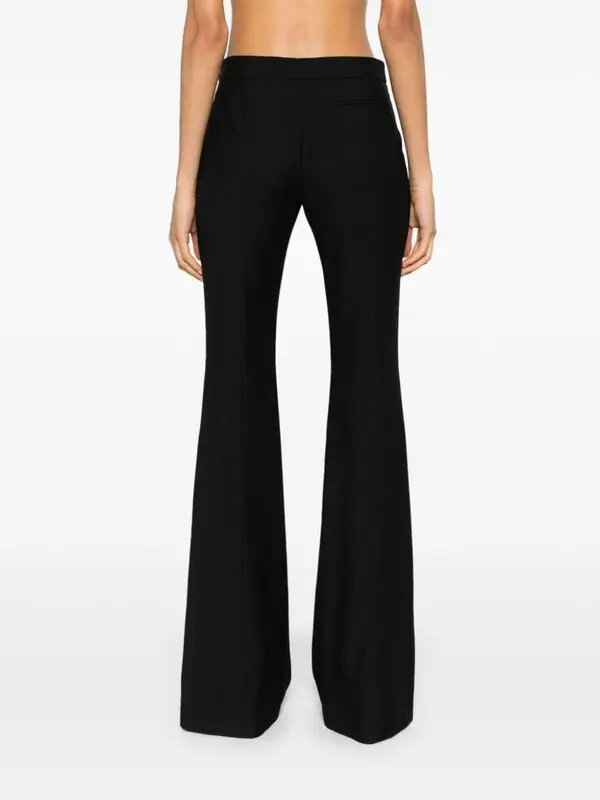 Alexander McQueen Flared Trousers - Black