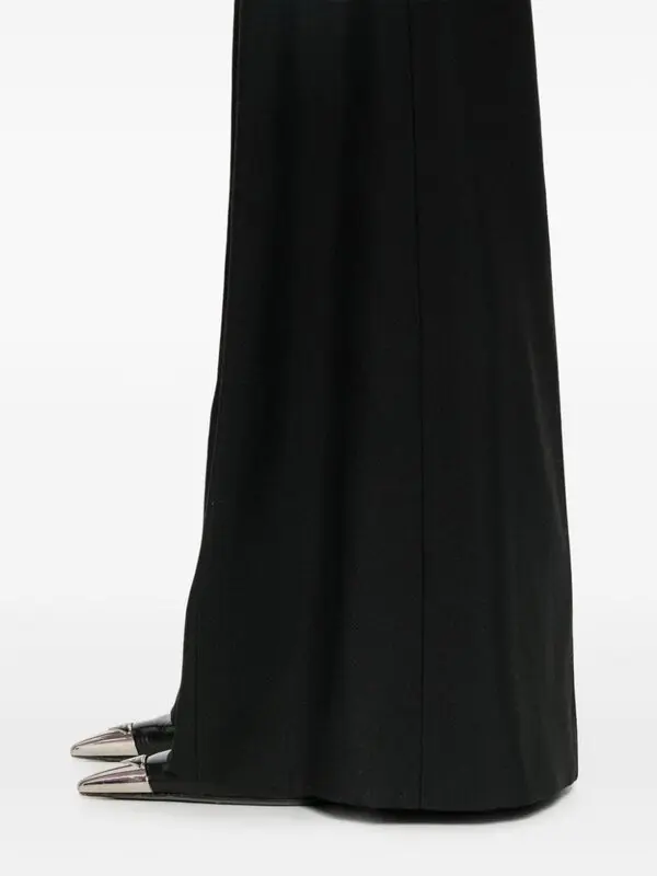 Alexander McQueen Flared Trousers - Black