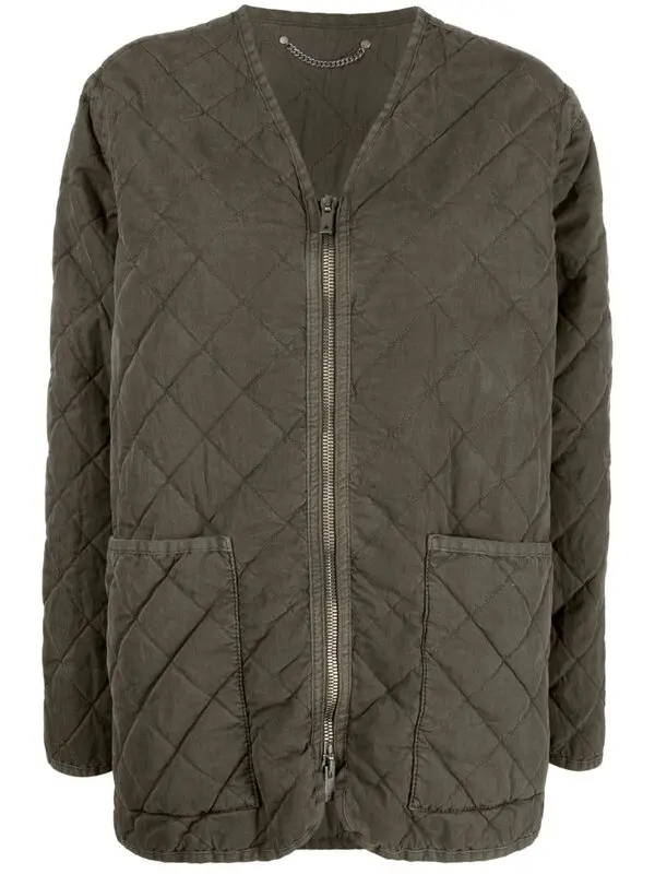 GOLDEN GOOSE Quilted Zip-up Jacket