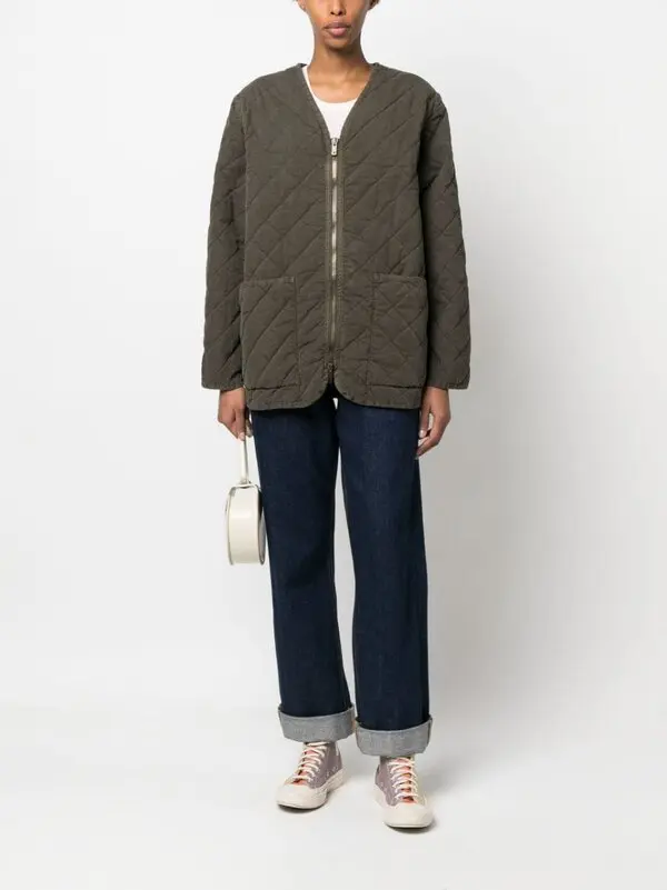 GOLDEN GOOSE Quilted Zip-up Jacket