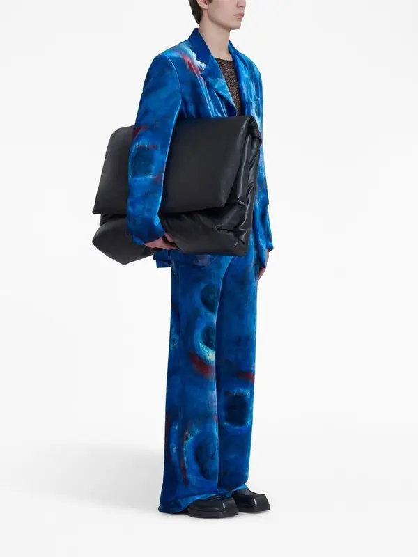 Marni Painterly-print Single-breasted Blazer