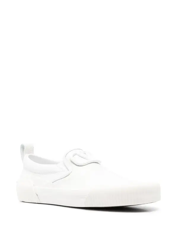 Valentino Garavani Vlogo Signature Slip-On Sneakers In White  display picture 2
