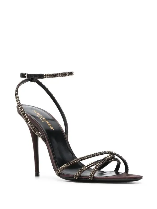 Saint Laurent Ava Embellished Stiletto Sandals