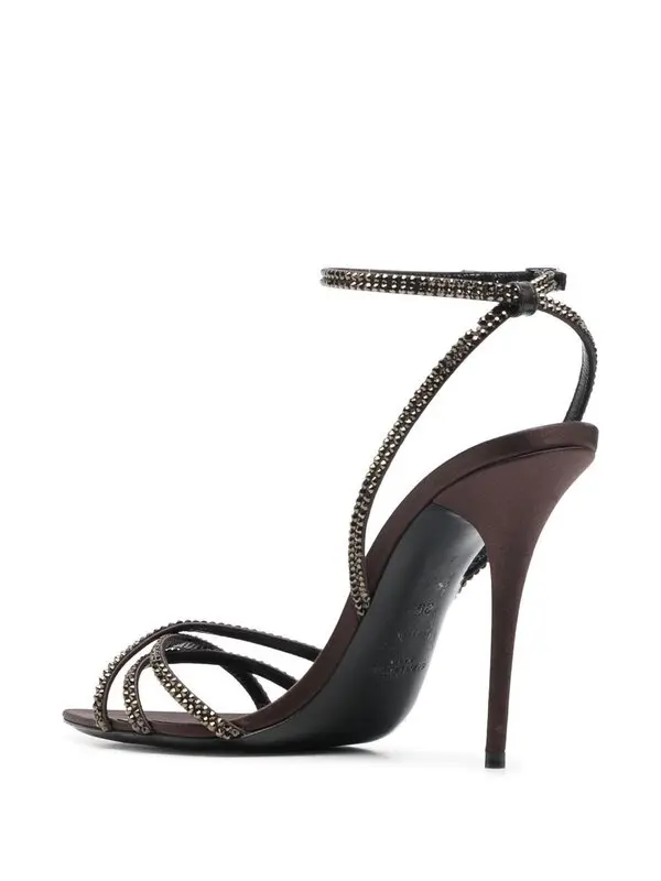 Saint Laurent Ava Embellished Stiletto Sandals