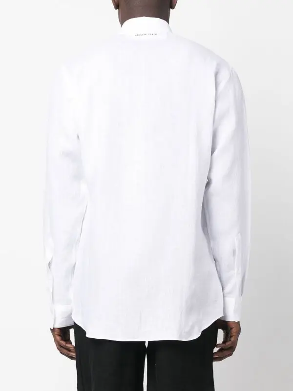 Philipp Plein Long-sleeve Linen Shirt