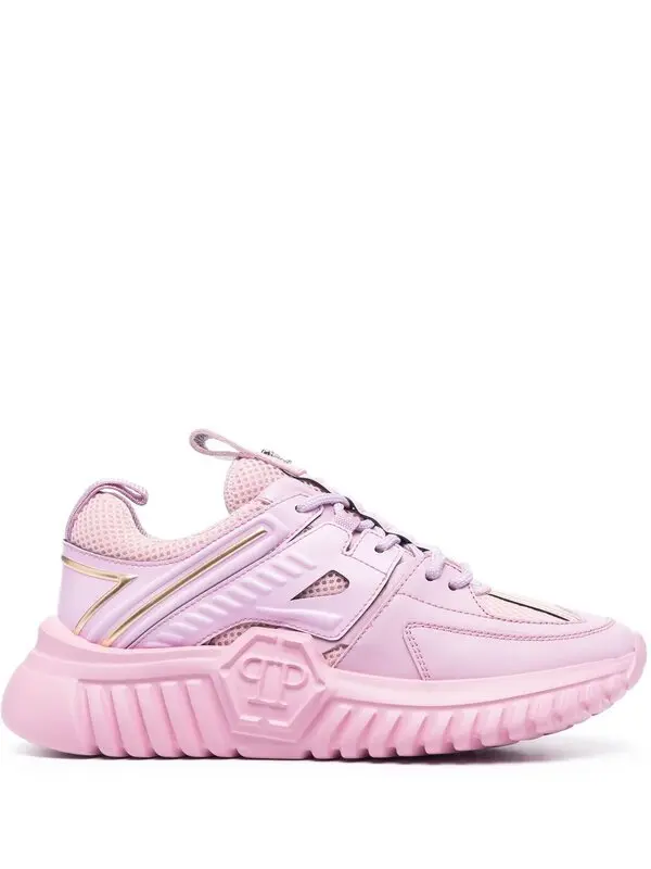 Philipp Plein Hexagon Runner Low-top Sneakers - Purple