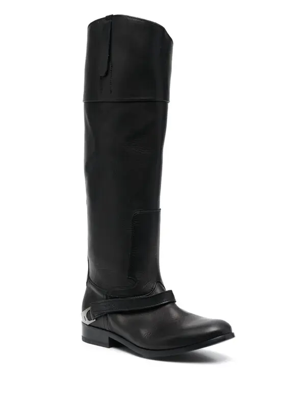 GOLDEN GOOSE Charlie Leather Knee-high Boots