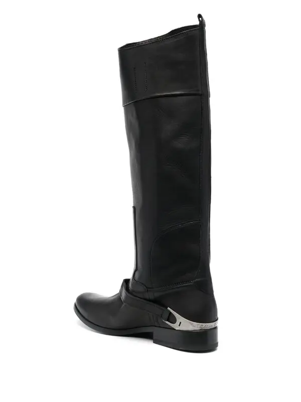 GOLDEN GOOSE Charlie Leather Knee-high Boots