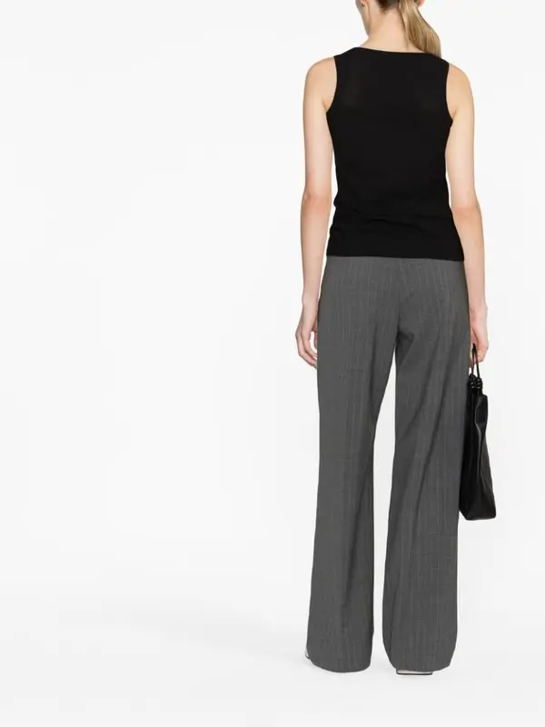 JIL SANDER Logo-print Tank Top - Black