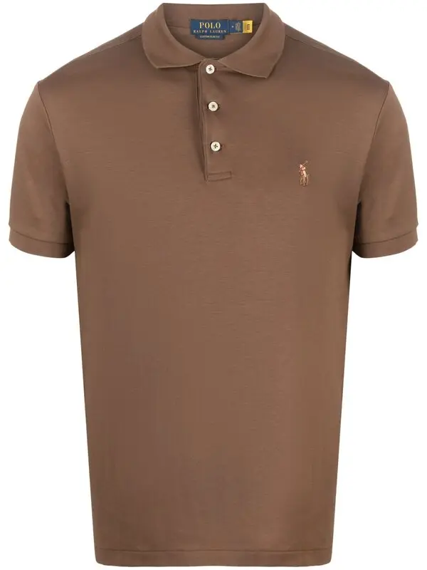 Polo Ralph Lauren Polo Pony Cotton Polo Shirt - Brown