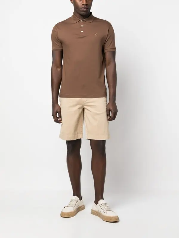 Polo Ralph Lauren Polo Pony Cotton Polo Shirt - Brown